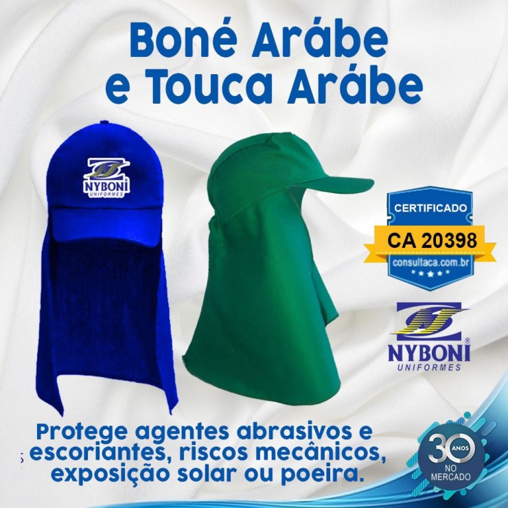 Boné Árabe e Touca Árabe